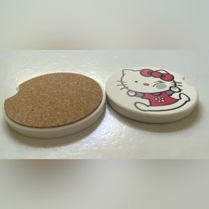 Other | Hello Kitty Car Coaster 2pk | Poshmark